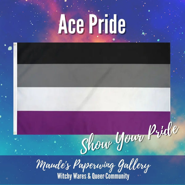 Asexual (Ace) Pride Flag – Maude's Paperwing Gallery