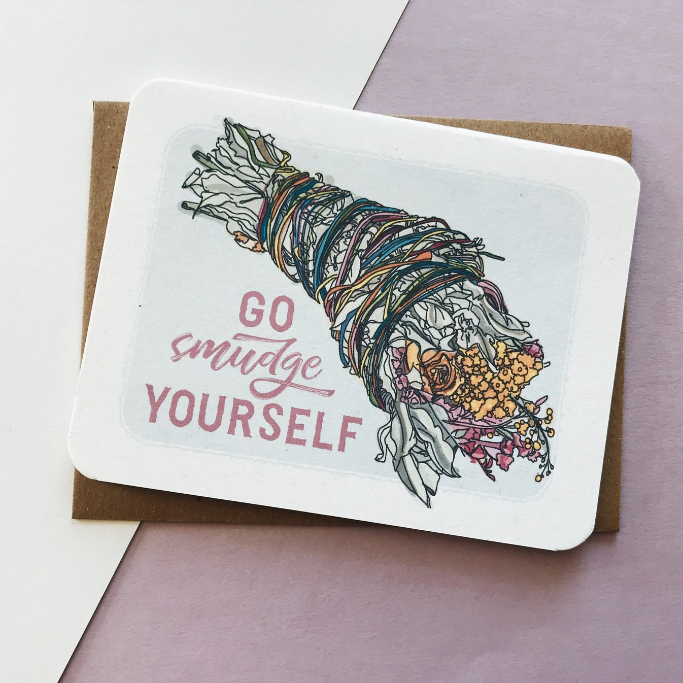 Smudge Yourself Card – Maude's Paperwing Gallery