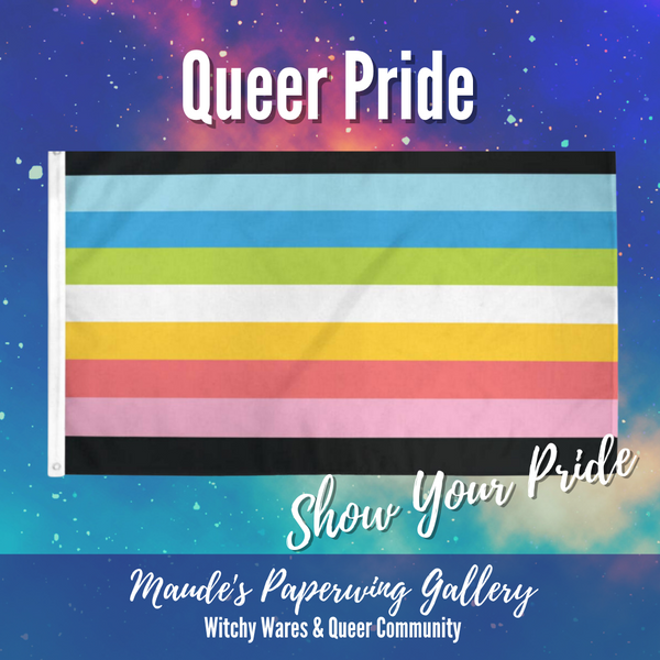 Queer Pride Flag – Maude's Paperwing Gallery