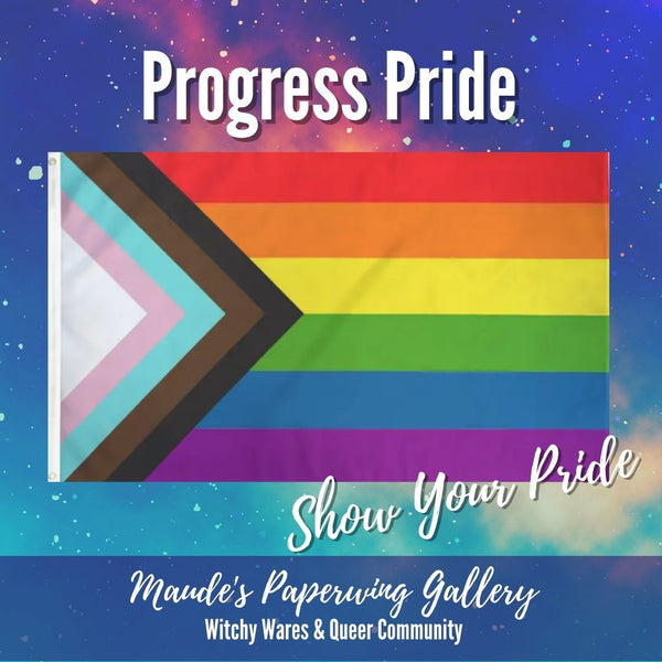 Progress Pride Flag – Maude's Paperwing Gallery