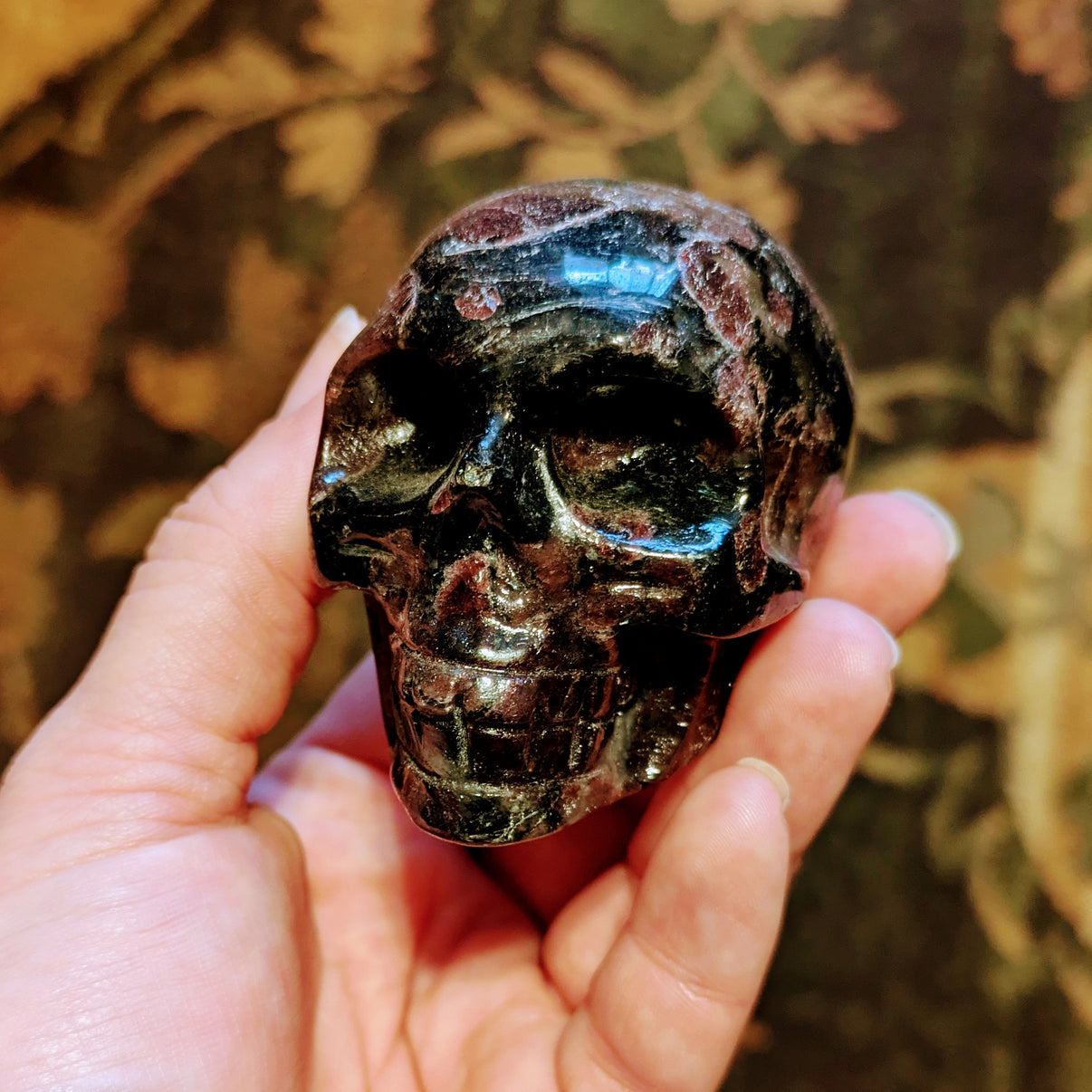 Firework Garnet Skull – Maude's Paperwing Gallery