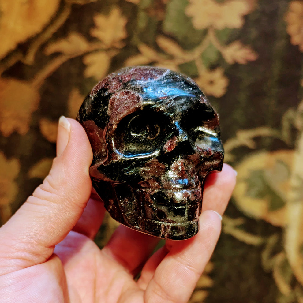 Firework Garnet Skull – Maude's Paperwing Gallery